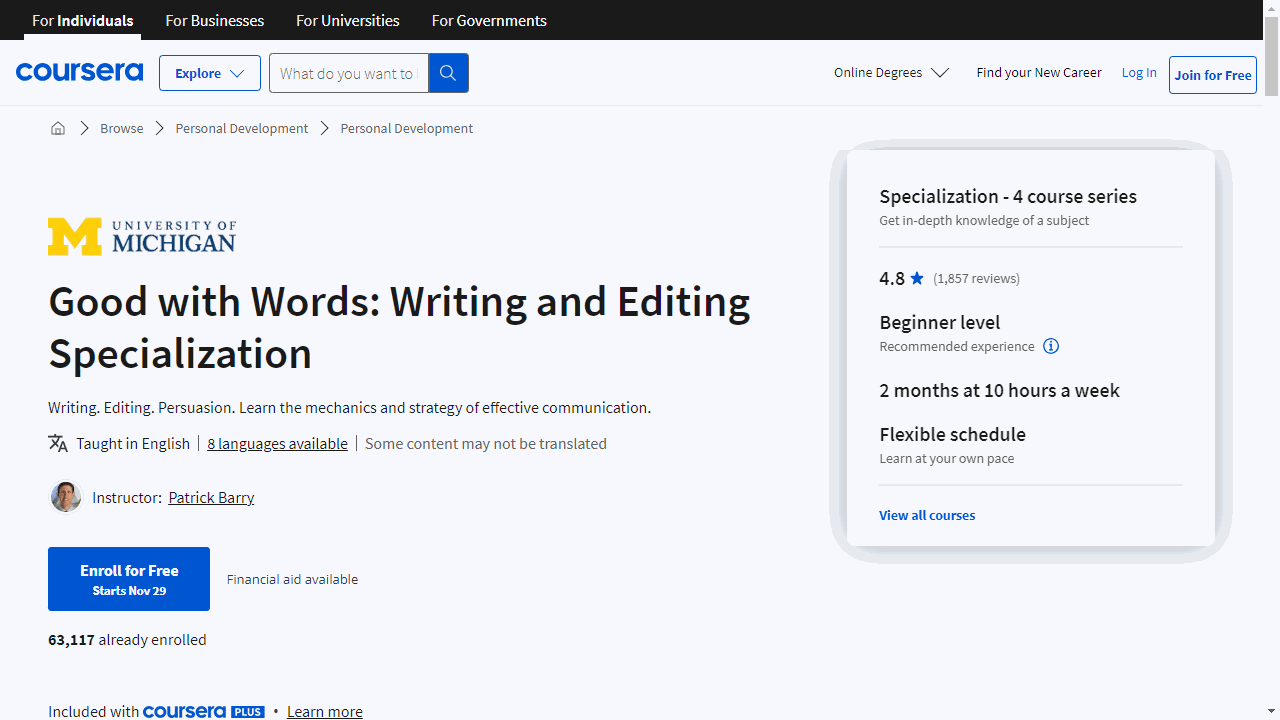7 Best Content Writing Courses On Coursera 2024 Forecastegy 7 Best Content Writing Courses On Coursera 2024 Forecastegy